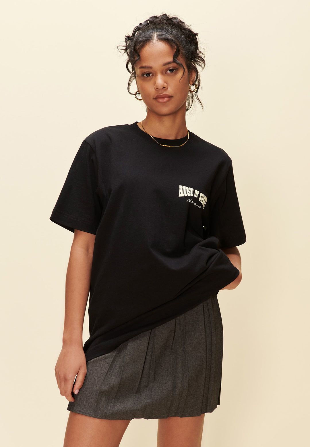 BLACK 'HACKNEY' TEE | HOUSE OF SUNNY, EU – House of Sunny EU